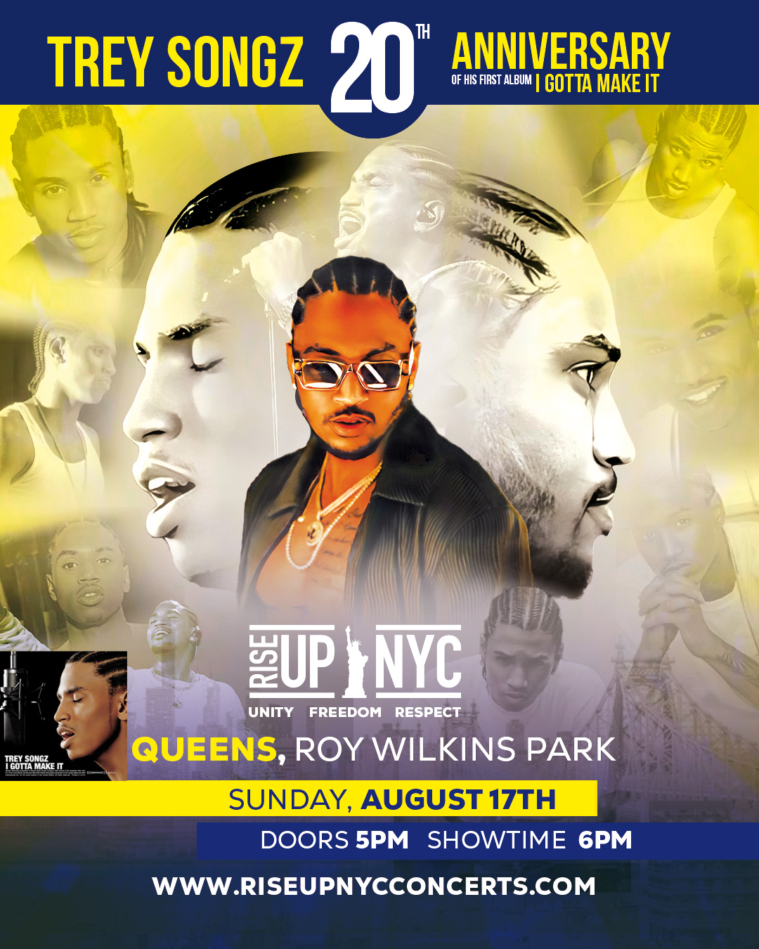 Trey Songz Joins Rise Up NYC Lineup On August 17th Queens